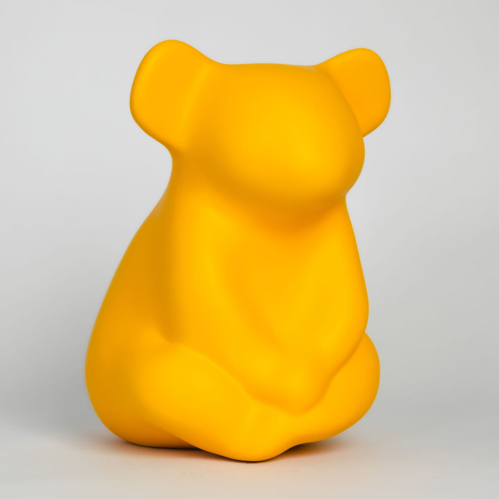 Koala – mini sculpture – sunflower yellow – joey shop